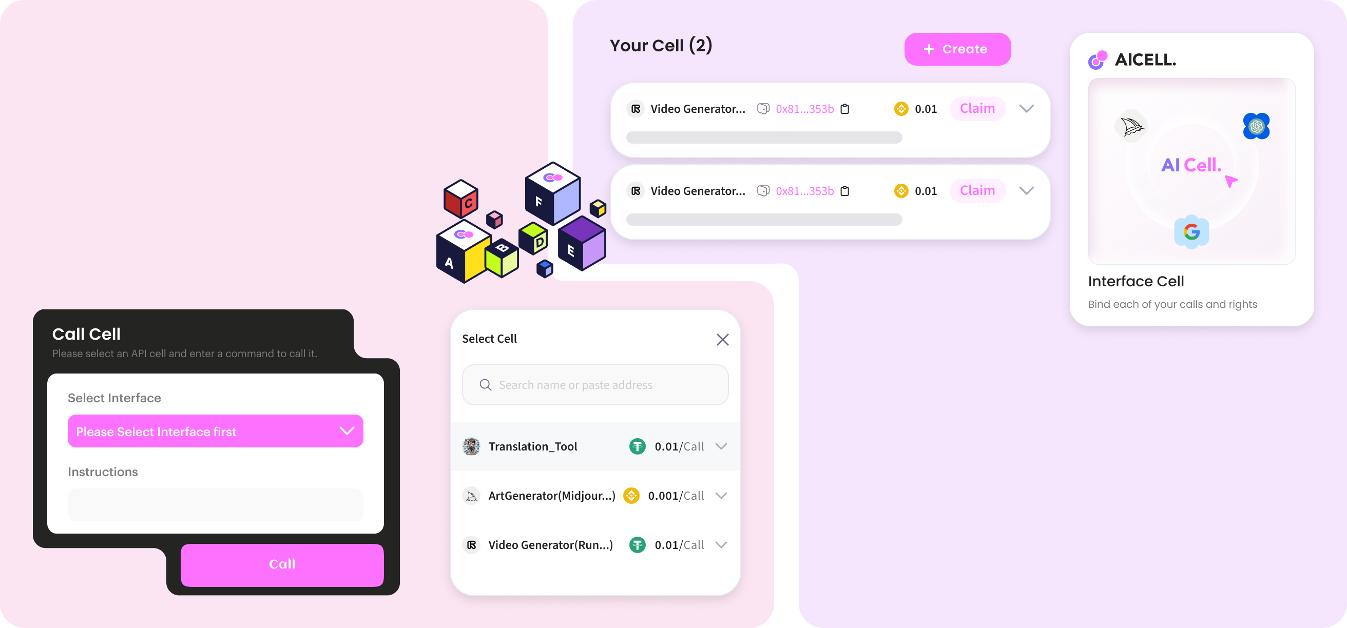 AICELL - Connect and build on the Decentralized AI Finance